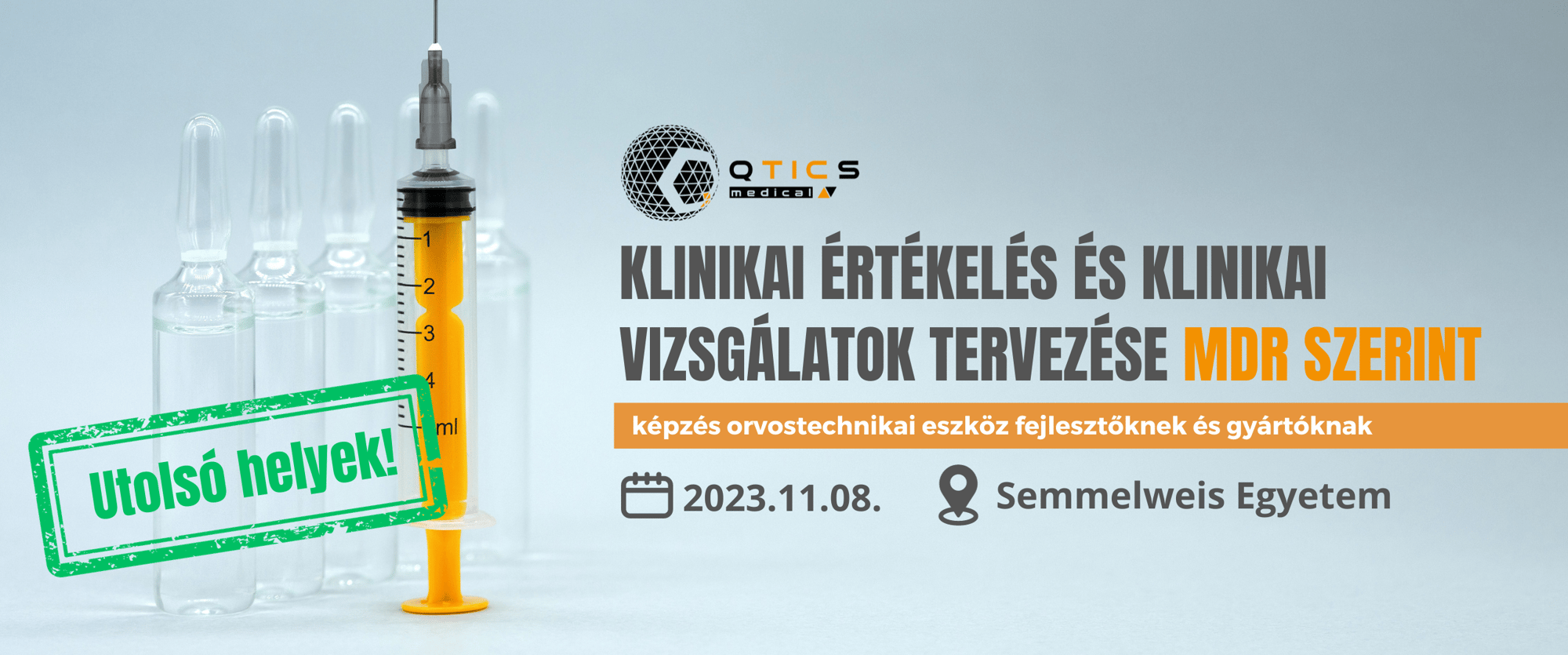 Klinikai értékelés és klinikai vizsgálatok tervezése MDR szerint